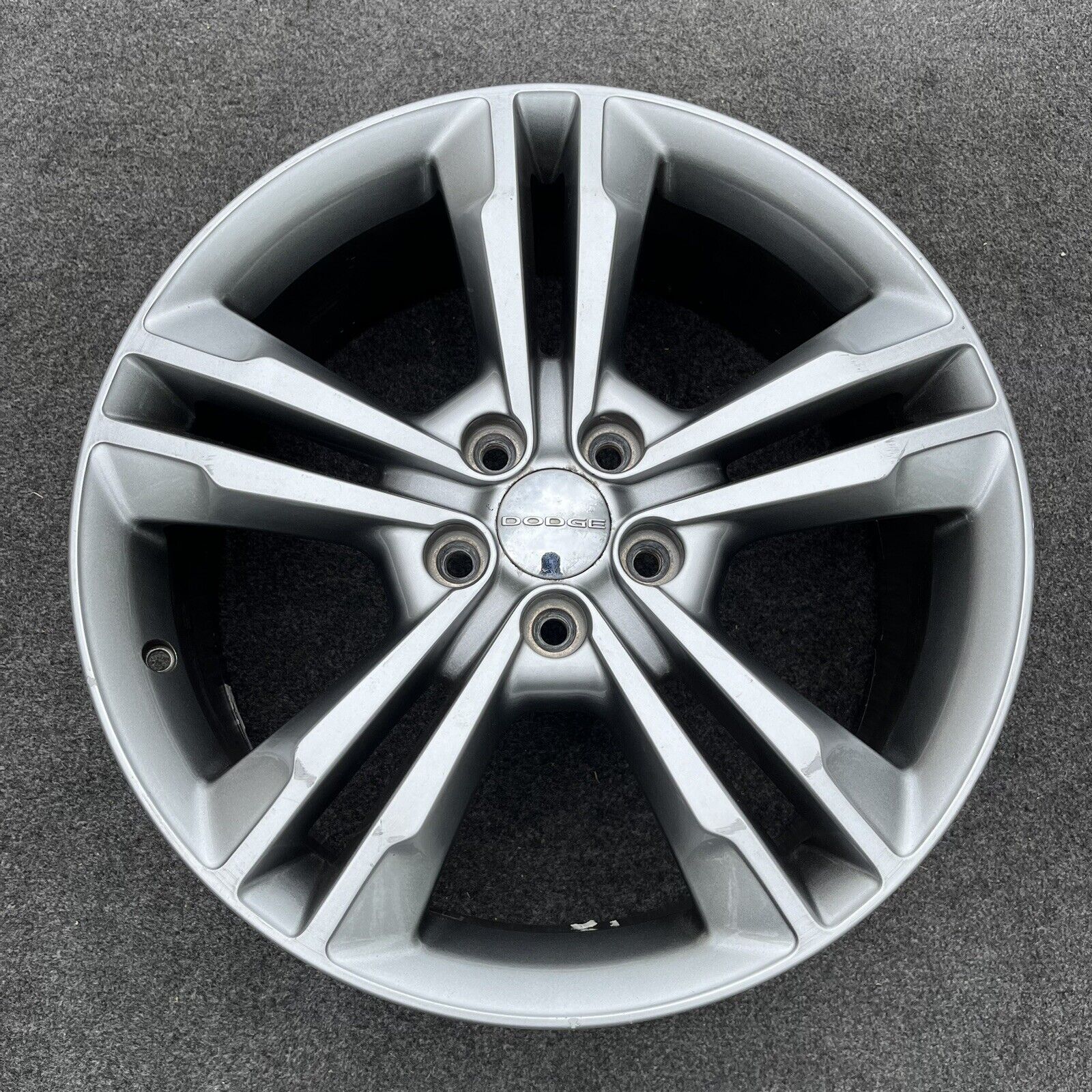 SINGLE 19 INCH WHEEL/RIM DODGE CHARGER AWD 2011-2014 OEM HYPER SILVER ...