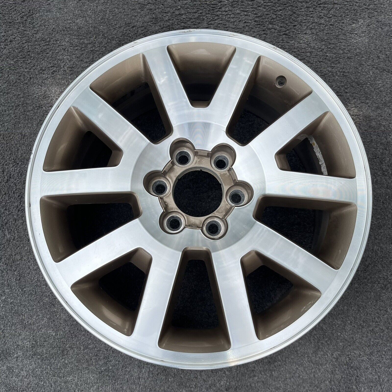 SINGLE 20 INCH WHEEL/RIM FORD F-150 KING RANCH 2011-2014 OEM GOLD ...