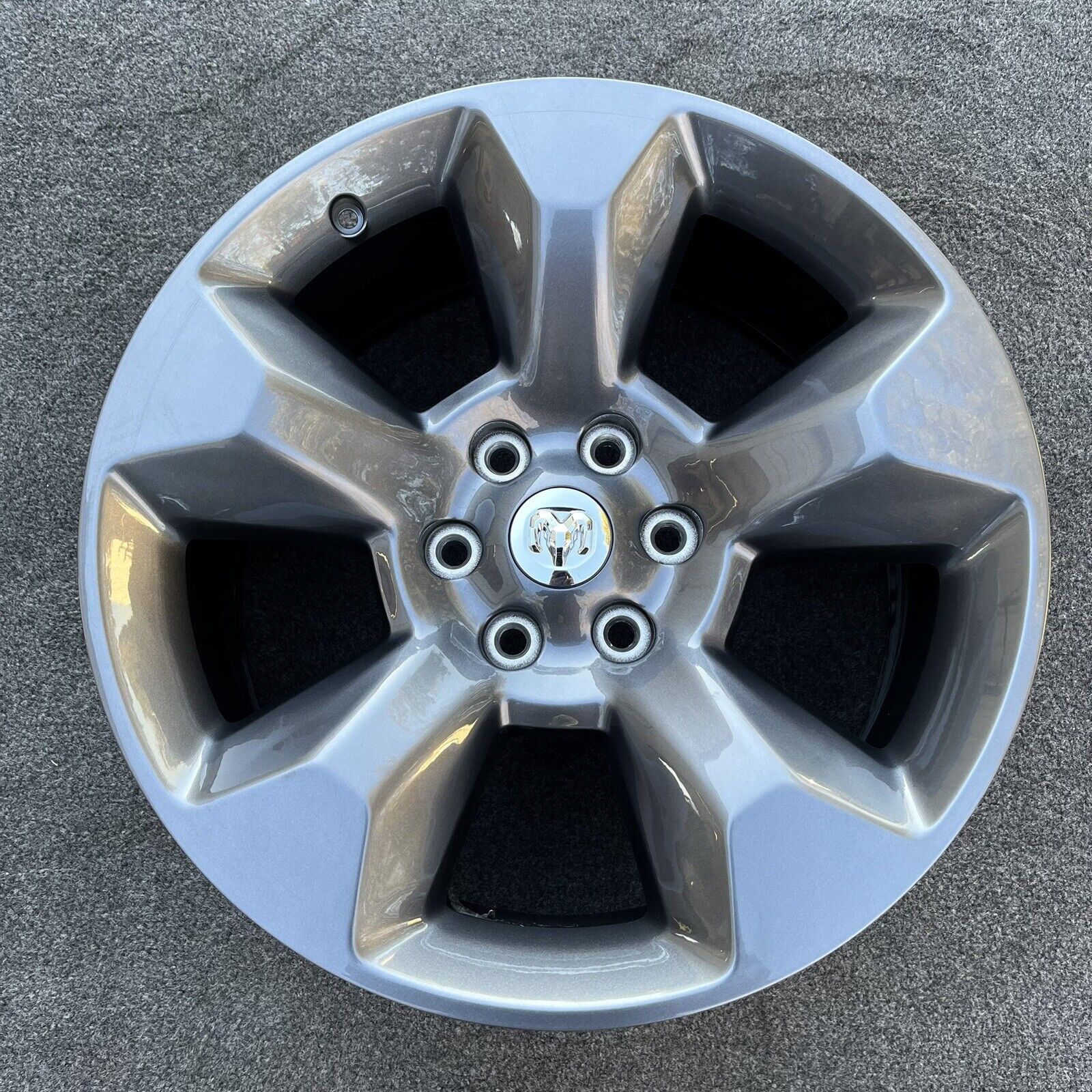 SINGLE 20 INCH WHEEL/RIM DODGE RAM 1500 2019-2023 GENUINE OEM CHARCOAL ...