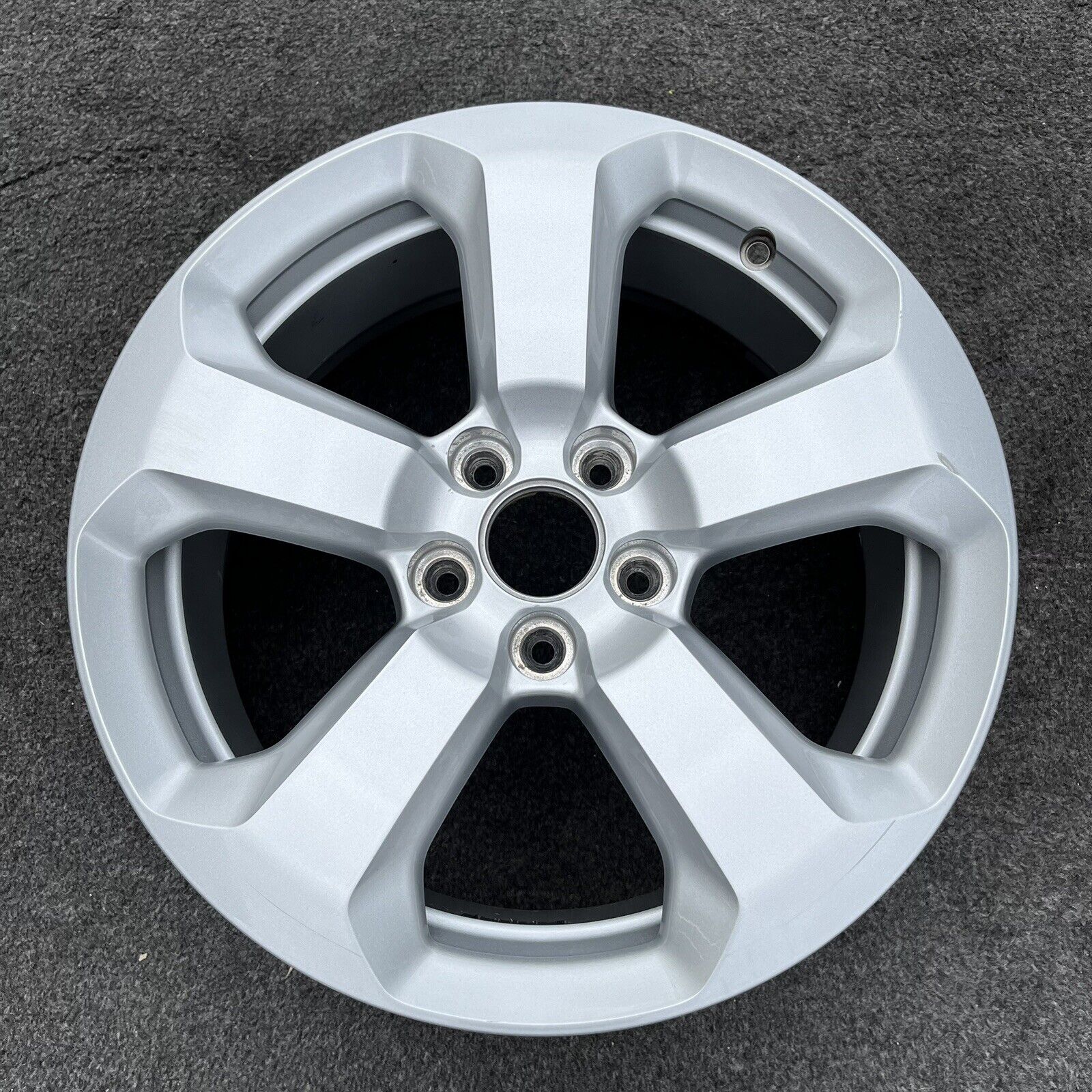 SINGLE 17 INCH WHEEL/RIM JEEP COMPASS 2018-2021 OEM GENUINE SILVER 9188 ...