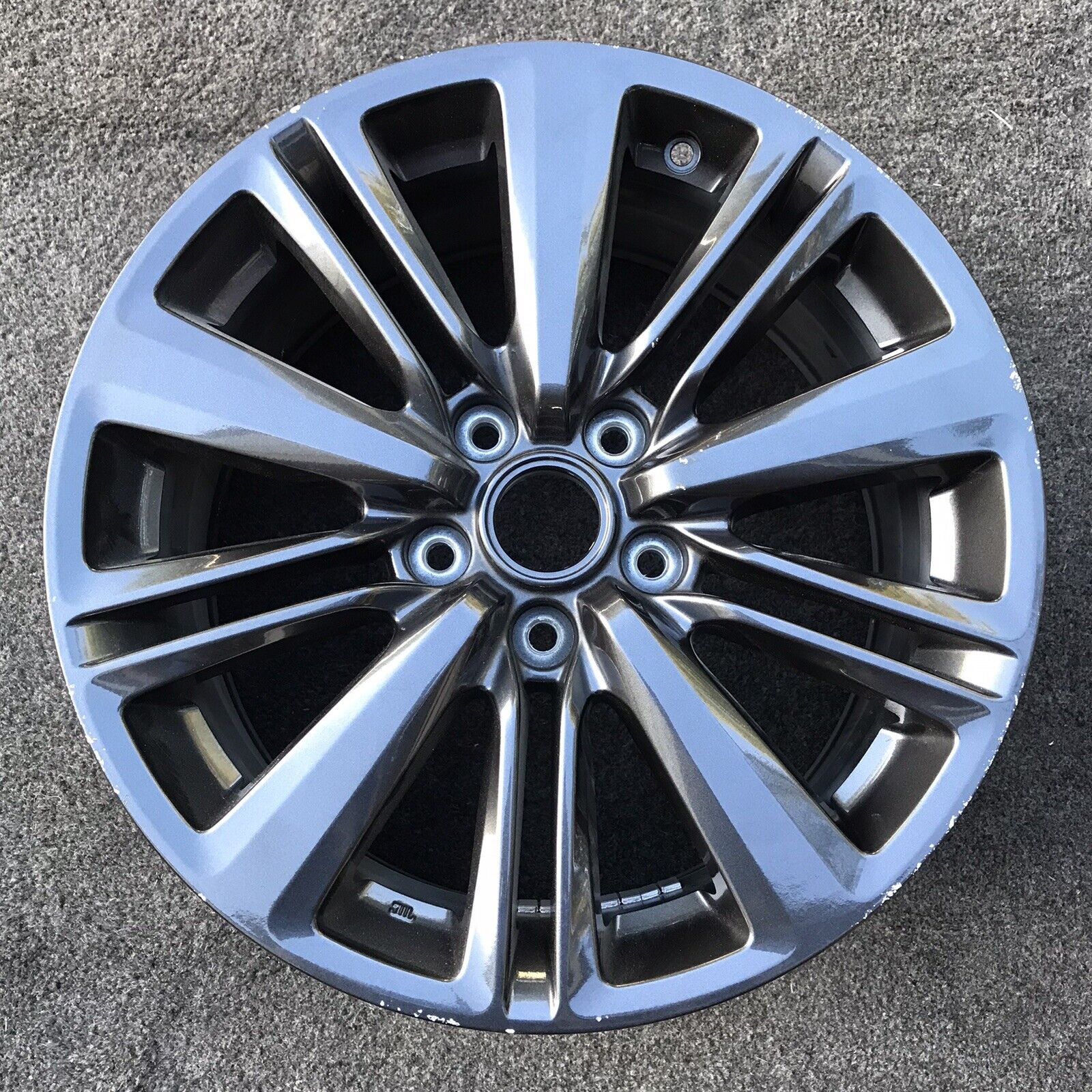 SINGLE 17 INCH WHEEL/RIM SUBARU WRX 2015-2021 GENUINE OEM CHARCOAL ...