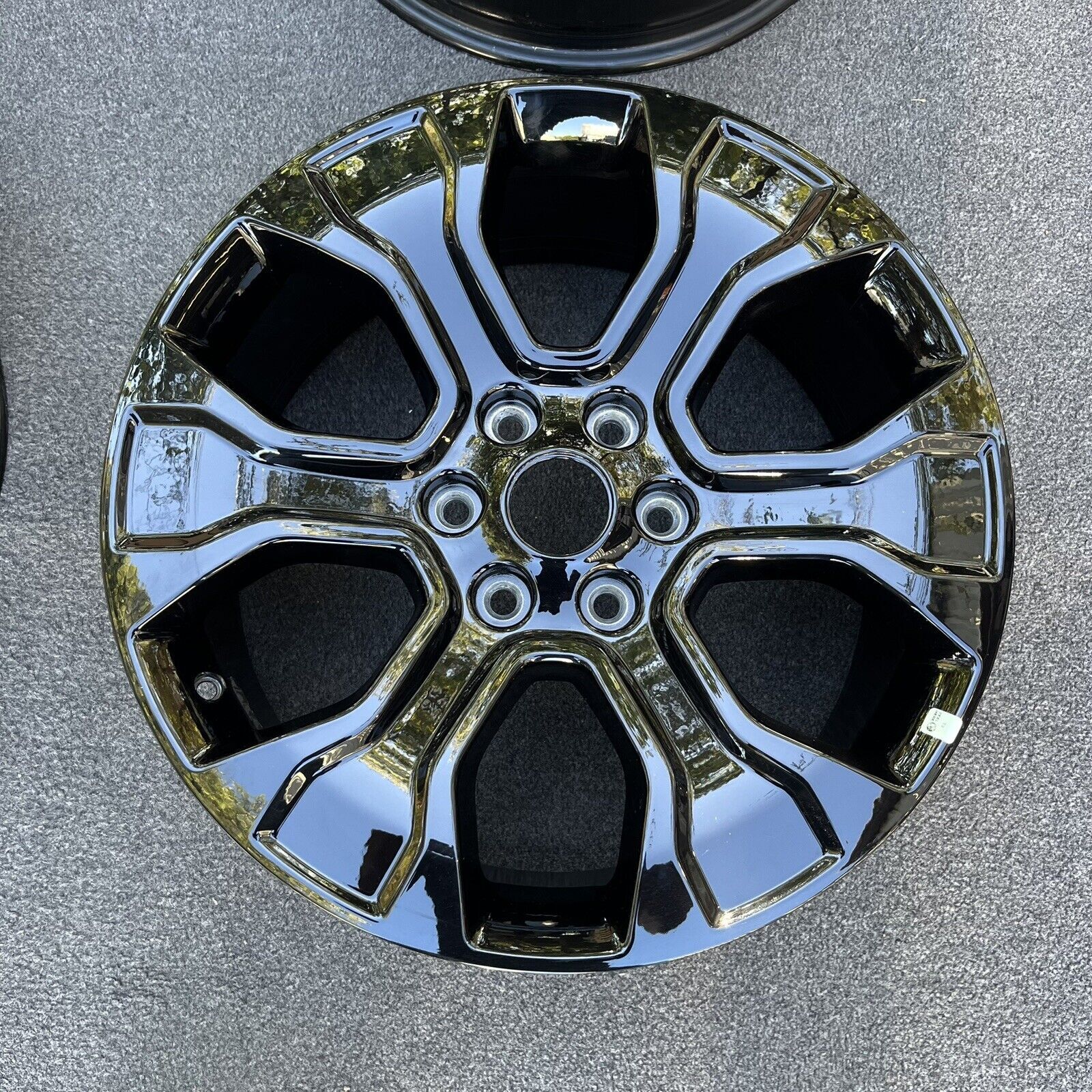 SINGLE 20 INCH WHEEL/RIM FORD PLATINUM F-150 2021-2024 OEM GLOSS BLACK ...