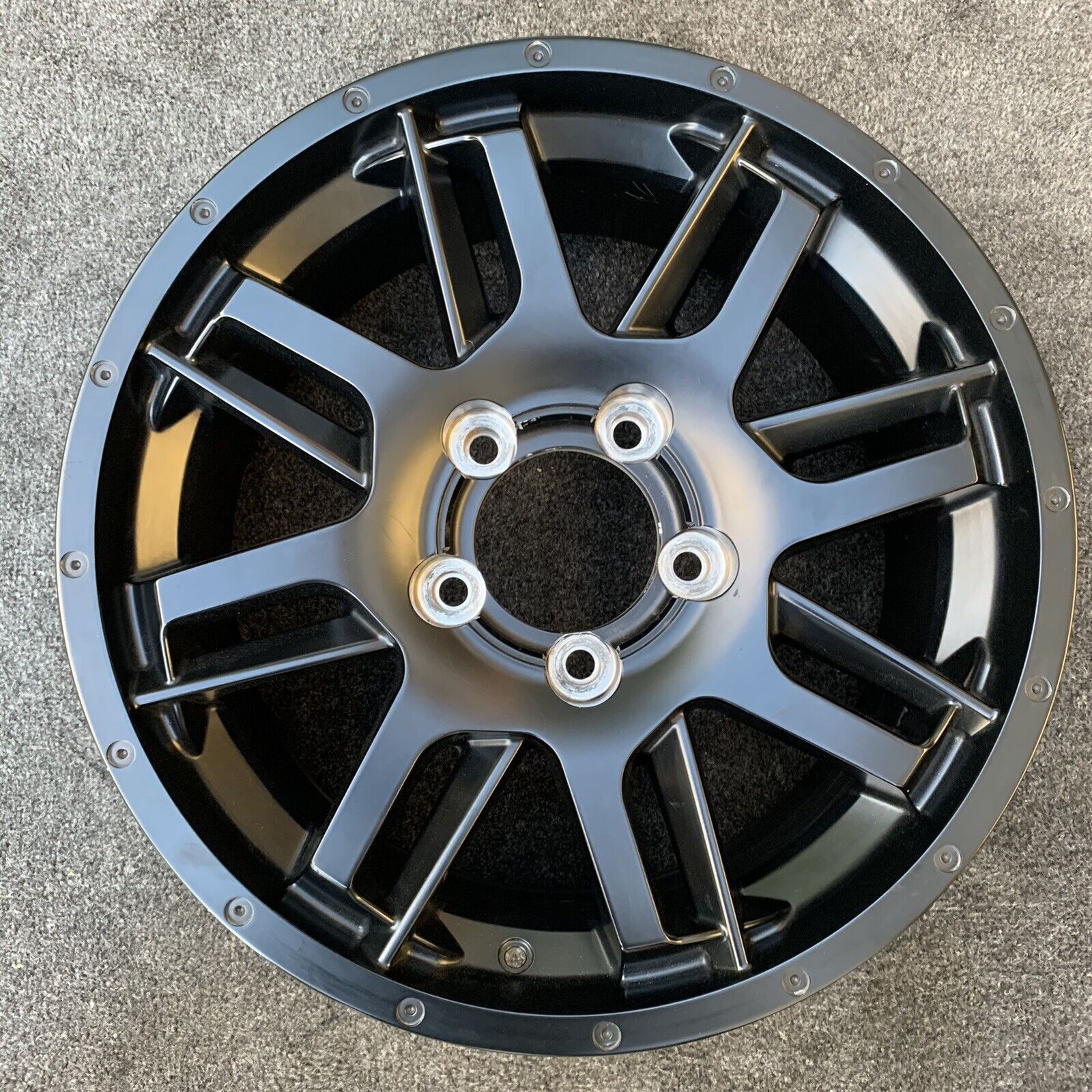 20" INCH WHEEL/RIM TOYOTA TUNDRA TSS, TRD 2021 GENUINE OEM MATTE BLACK ...