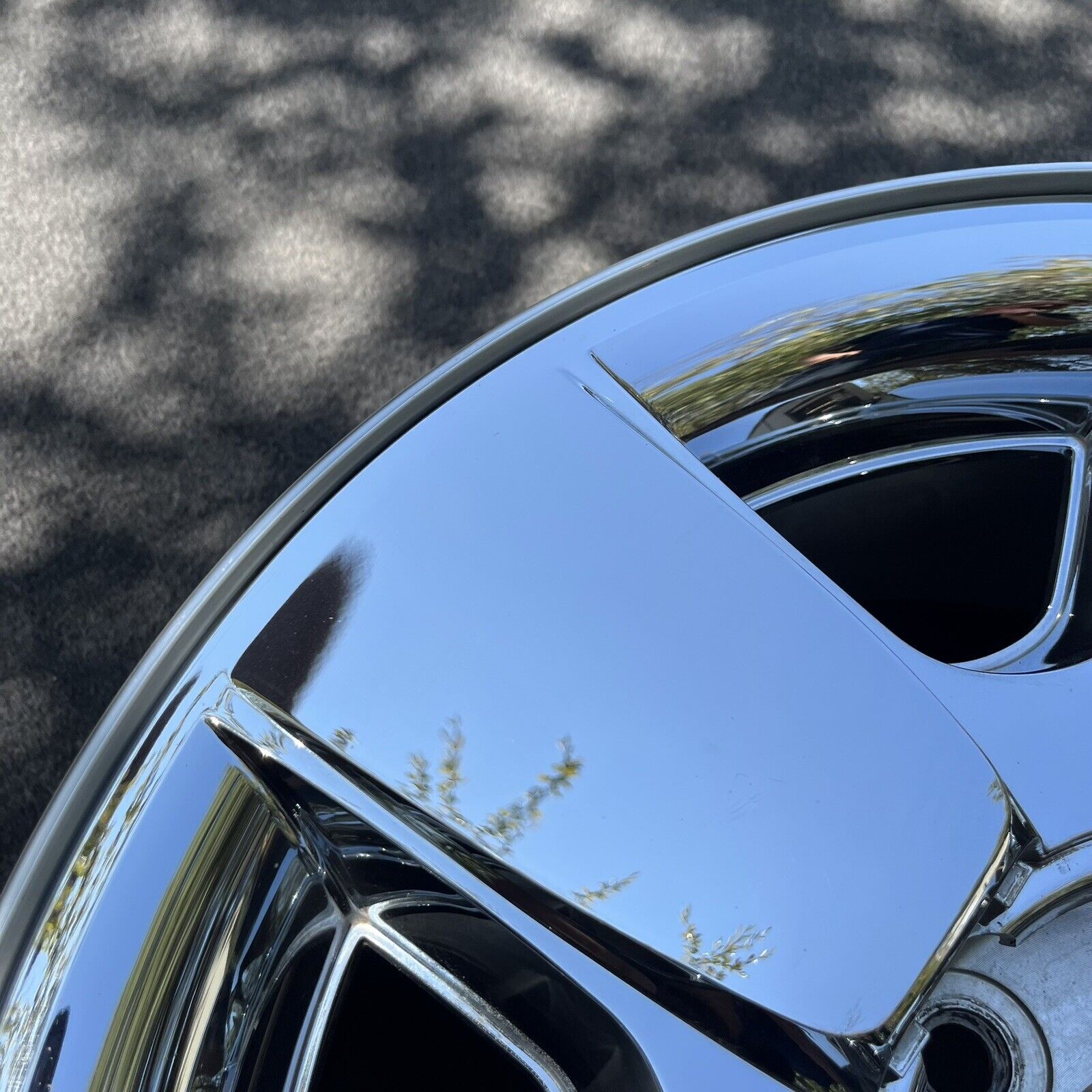 SINGLE 20 INCH WHEEL CHEVROLET SILVERADO TAHOE SUBURBAN OEM CHROME CLAD ...