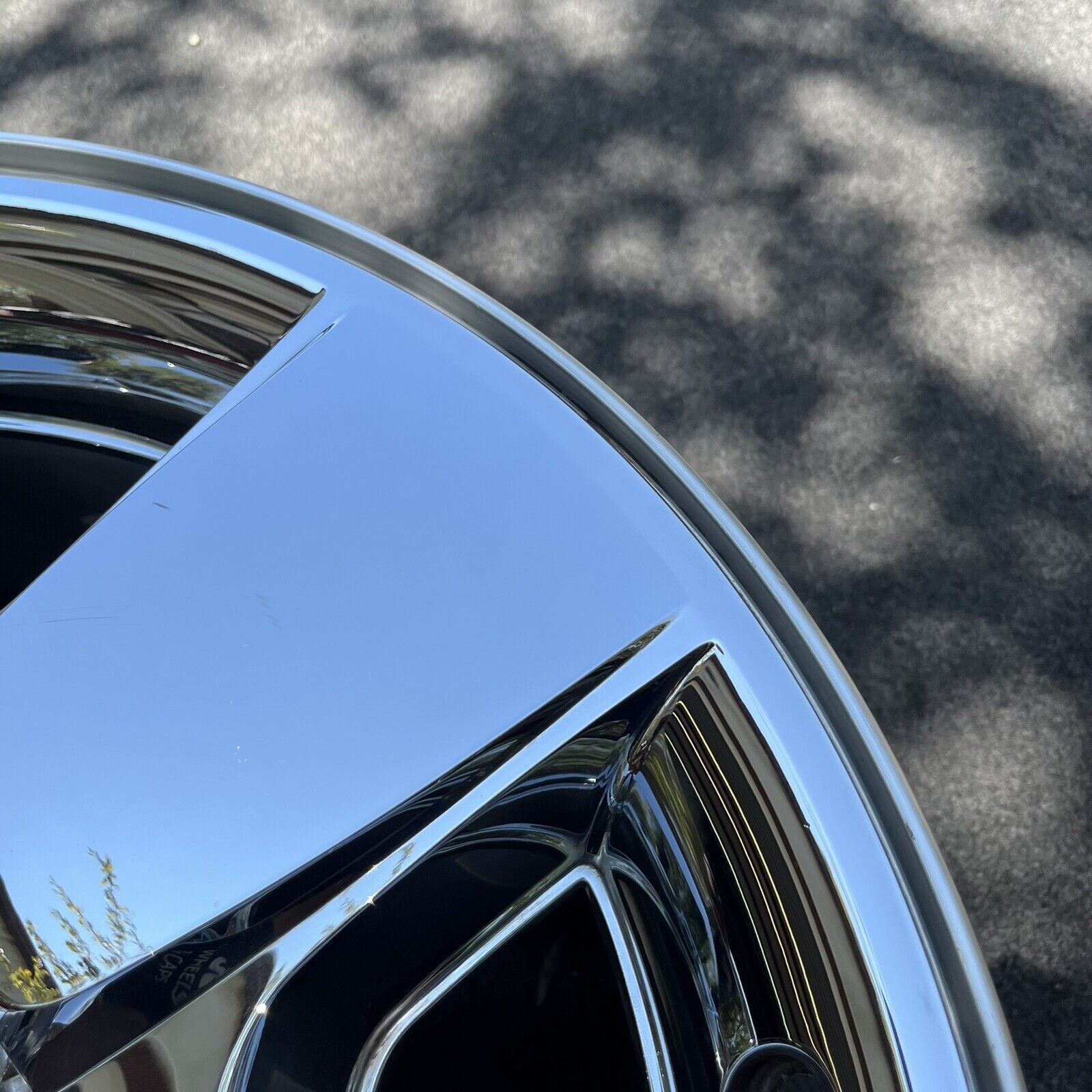 SINGLE 20 INCH WHEEL CHEVROLET SILVERADO TAHOE SUBURBAN OEM CHROME CLAD ...