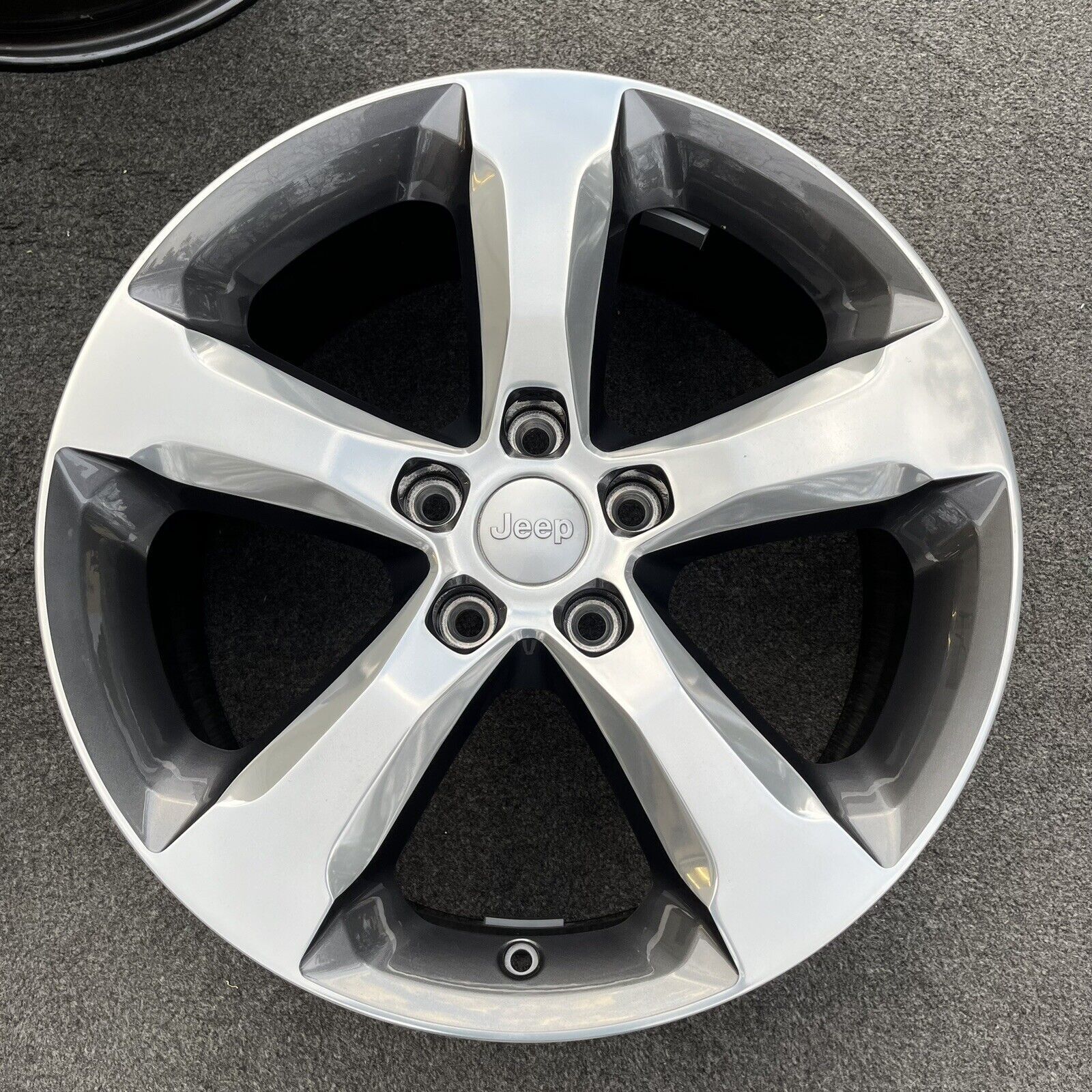 SINGLE 20 INCH WHEEL JEEP GRAND CHEROKEE L 2022-2023 OEM CHARCOAL ...