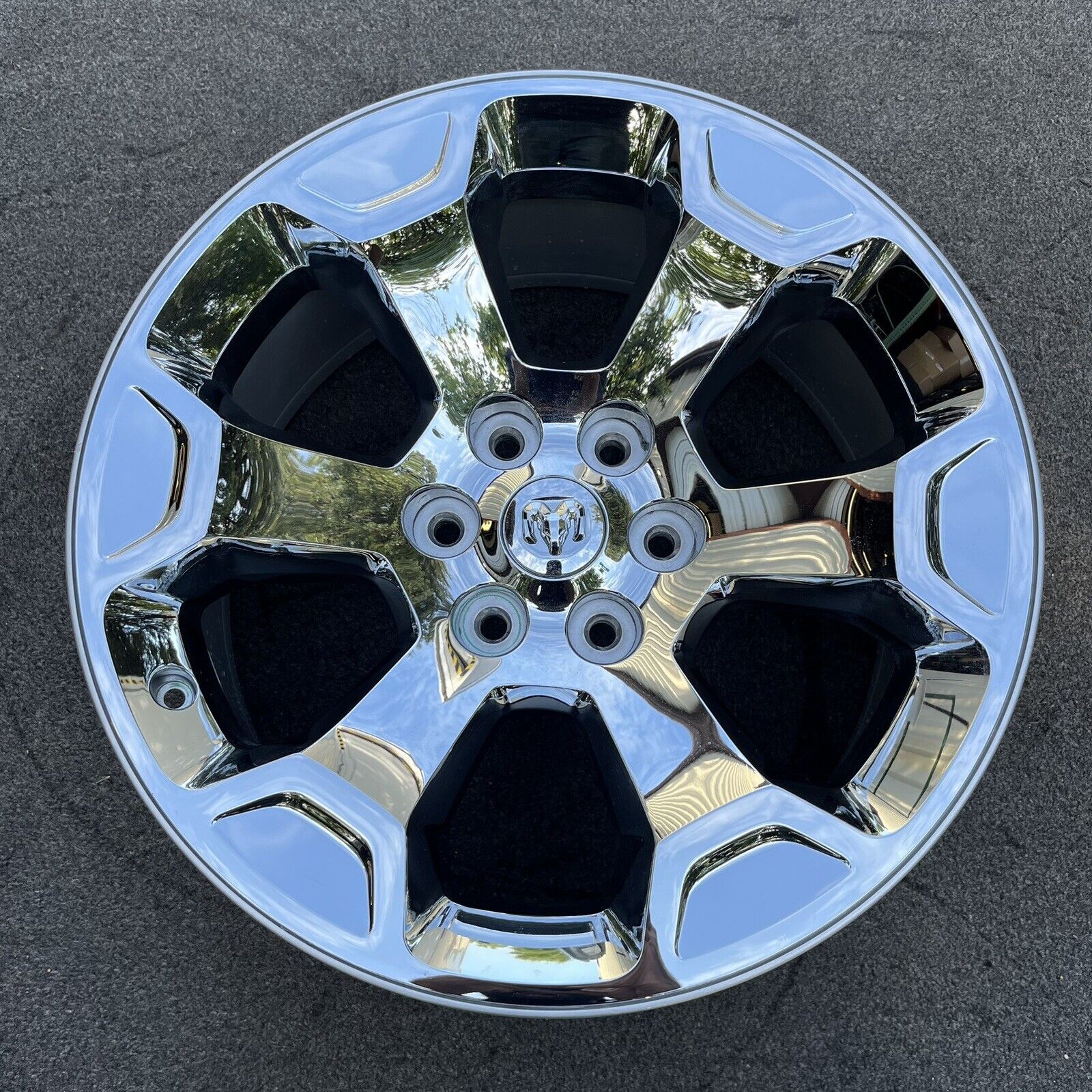 single 20 inch wheel/rim dodge ram 1500 2019-2024 oem genuine chrome ...
