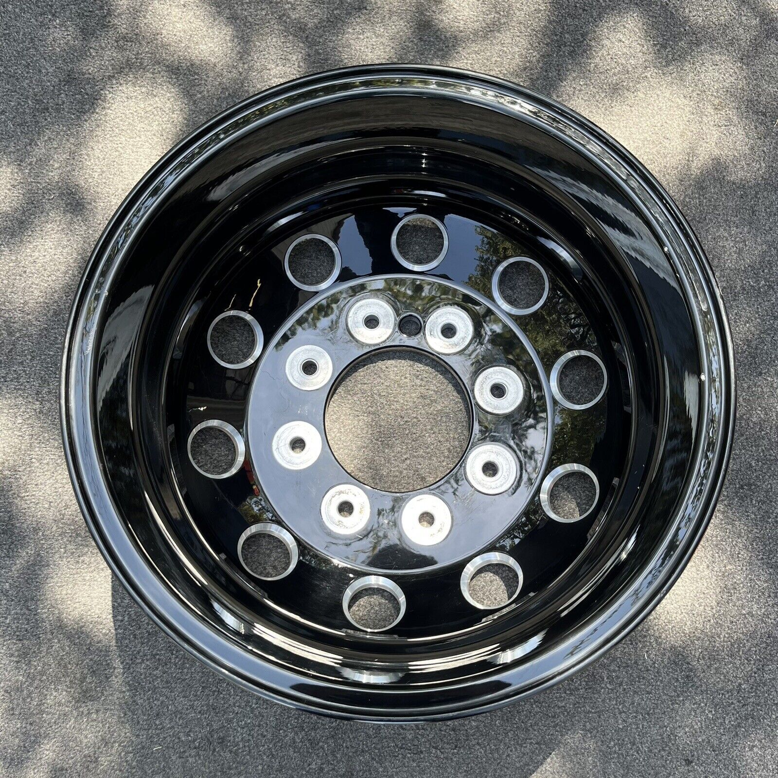 SINGLE 17 INCH WHEEL/RIM RAM DUALLY 3500 REAR 2019-2024 OEM BLACK 2707 ...