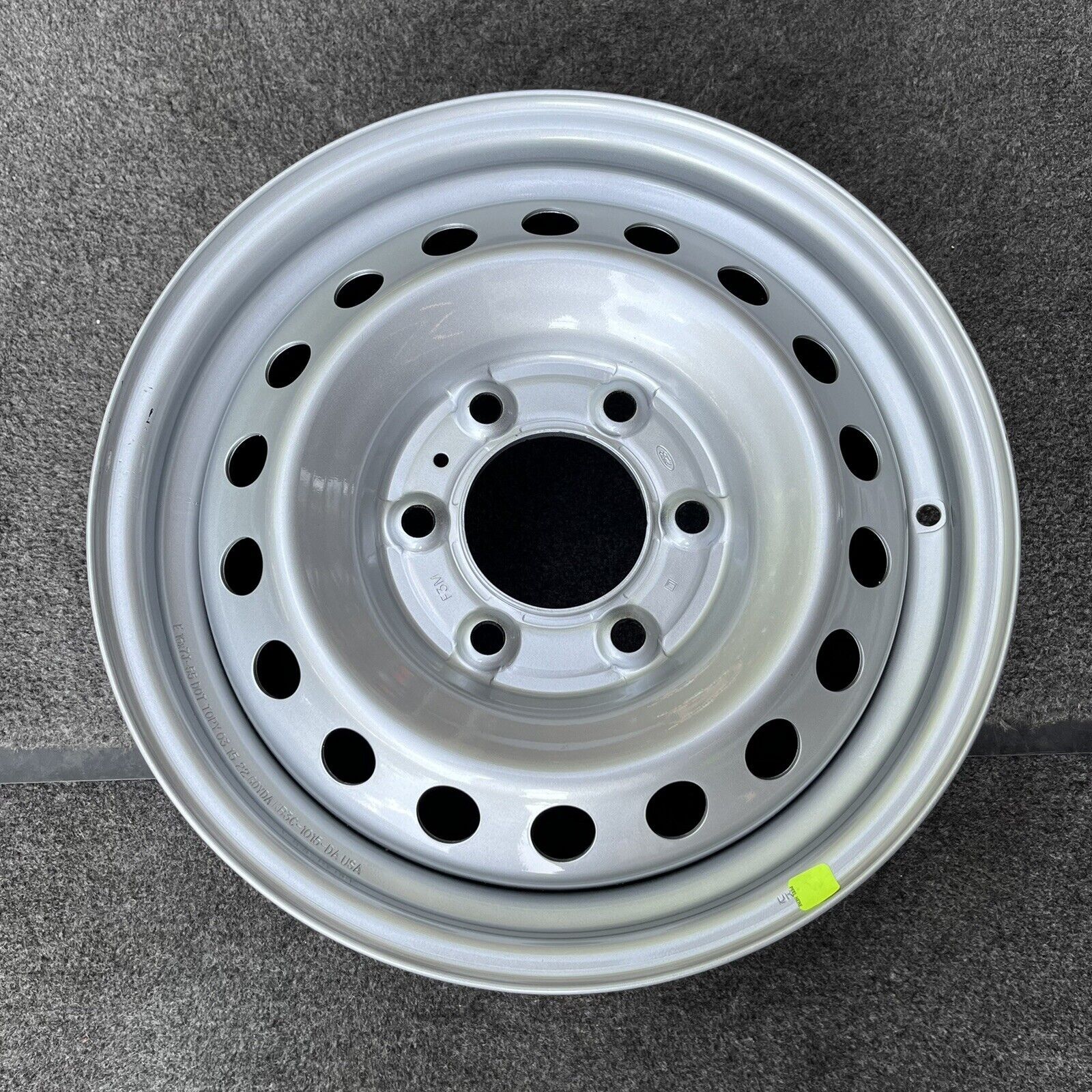 SINGLE 16 INCH WHEEL/RIM FORD RANGER BRONCO 2019-2022 OEM STEEL SILVER ...