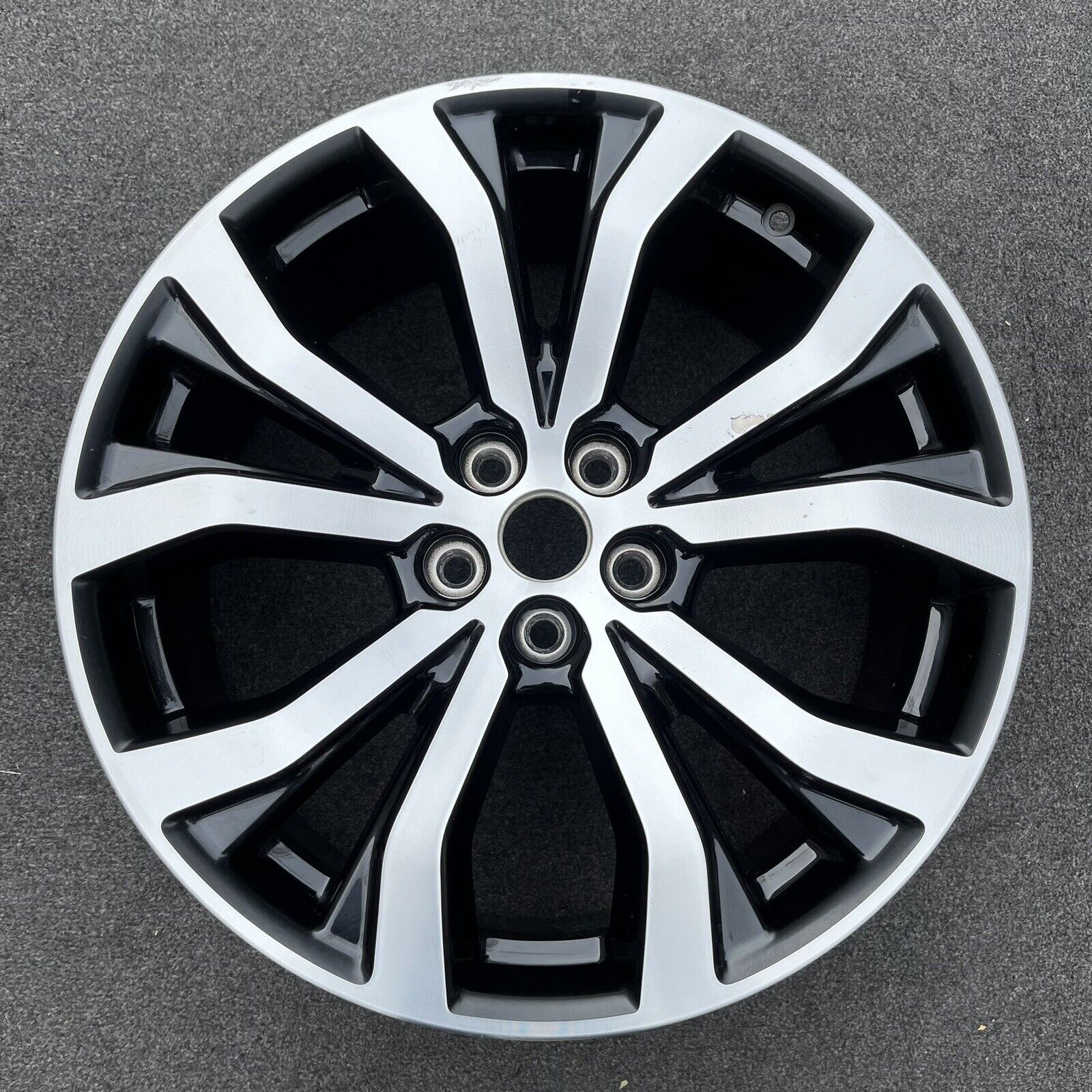 SINGLE 20 INCH WHEEL/RIM FORD EXPLORER 2020-2024 OEM BLACK MACHINED ...