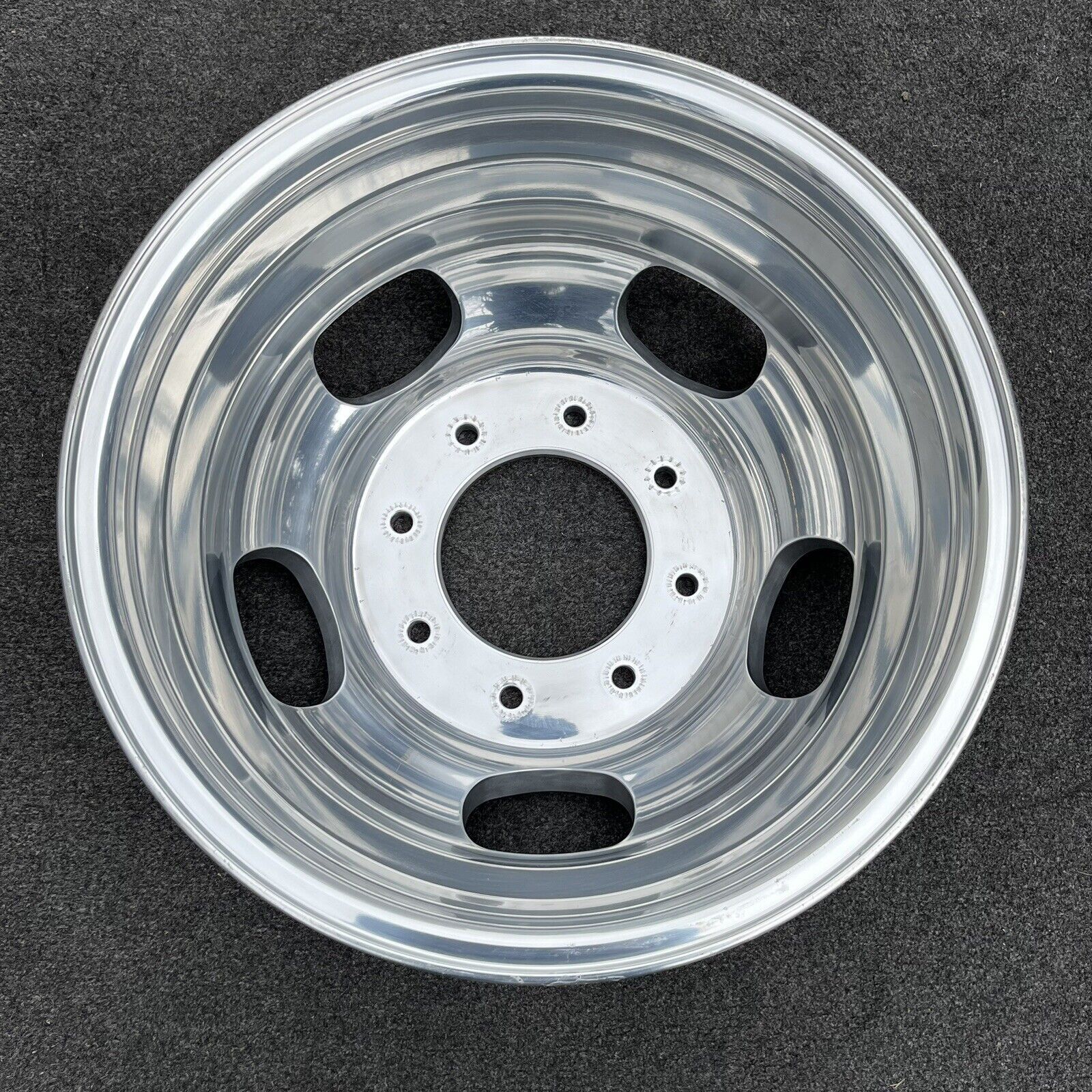 SINGLE 17 INCH WHEEL/RIM FORD F-350 DUALLY REAR 2021-2024 OEM POLISHED ...