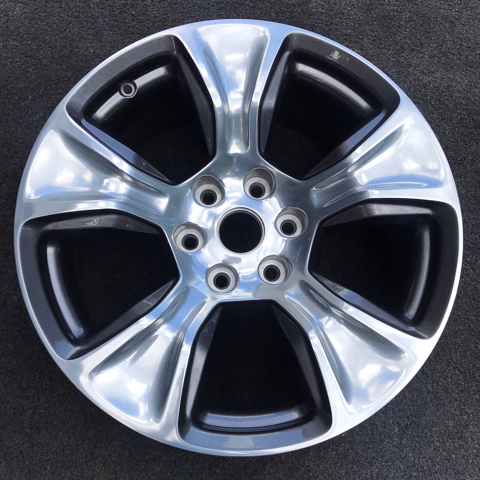 SINGLE 20 INCH WHEEL DODGE RAM 1500 2019-2021 OEM CHARCOAL POLISHED ...