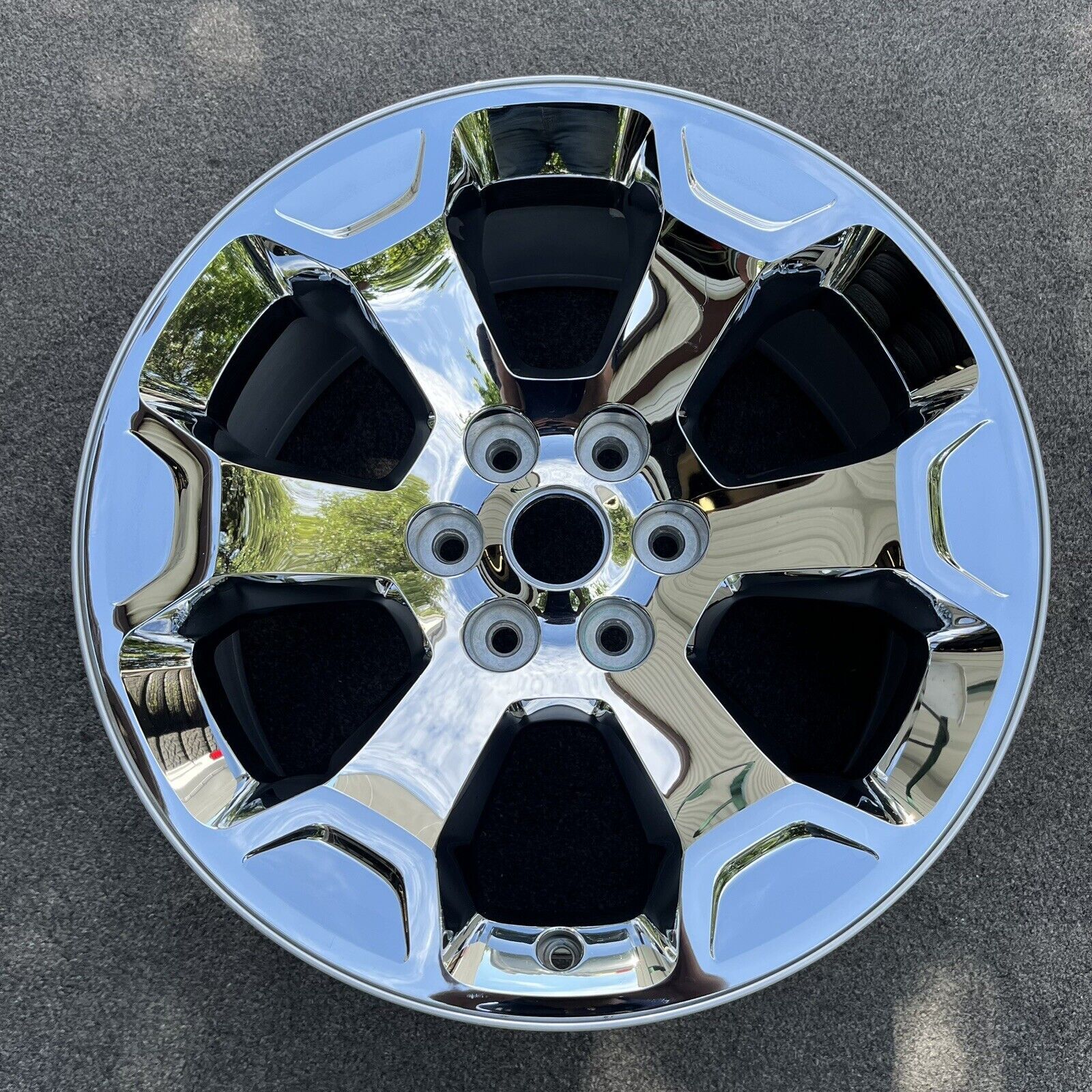 single 20 inch wheel/rim dodge ram 1500 2019-2024 oem genuine chrome ...