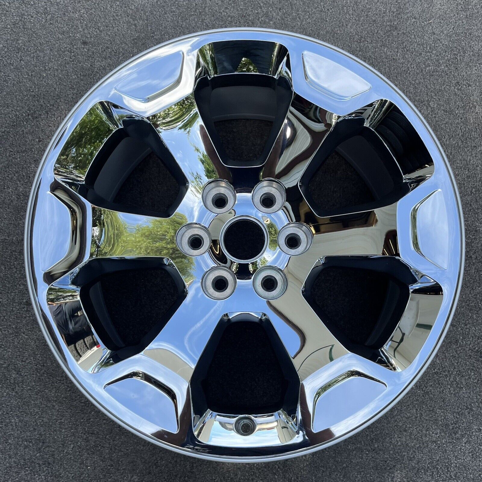 single 20 inch wheel/rim dodge ram 1500 2019-2024 oem genuine chrome ...